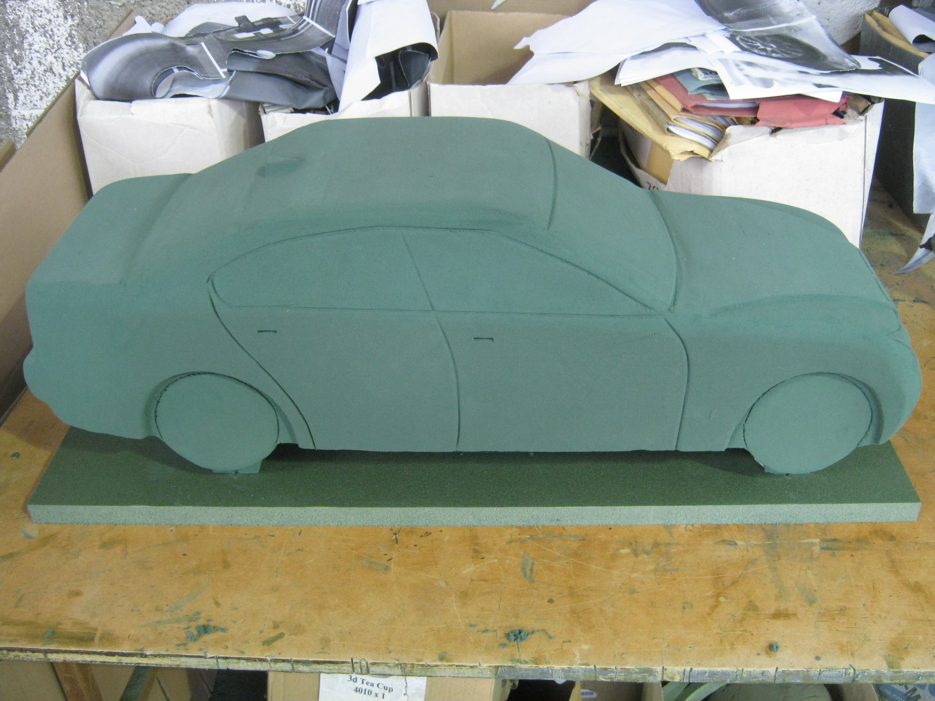 Car Foam Shapes - Spicer Designs Ltd