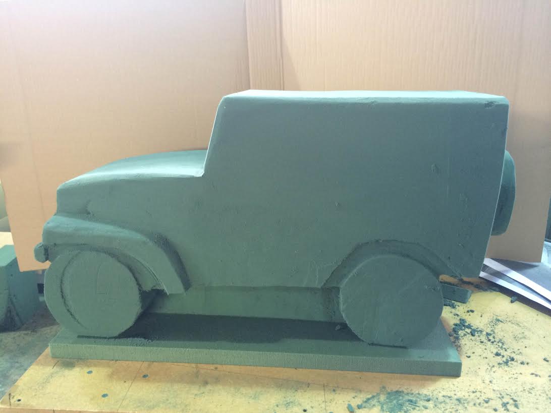Car Foam Shapes - Spicer Designs Ltd