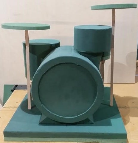 Musical Instrument Foam Shapes - Spicer Designs Ltd