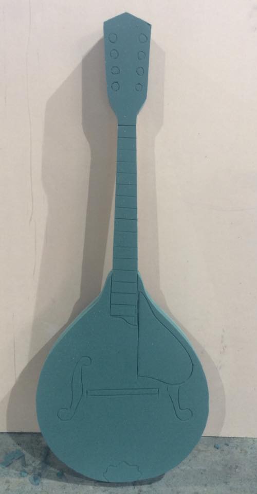 Musical Instrument Foam Shapes - Spicer Designs Ltd