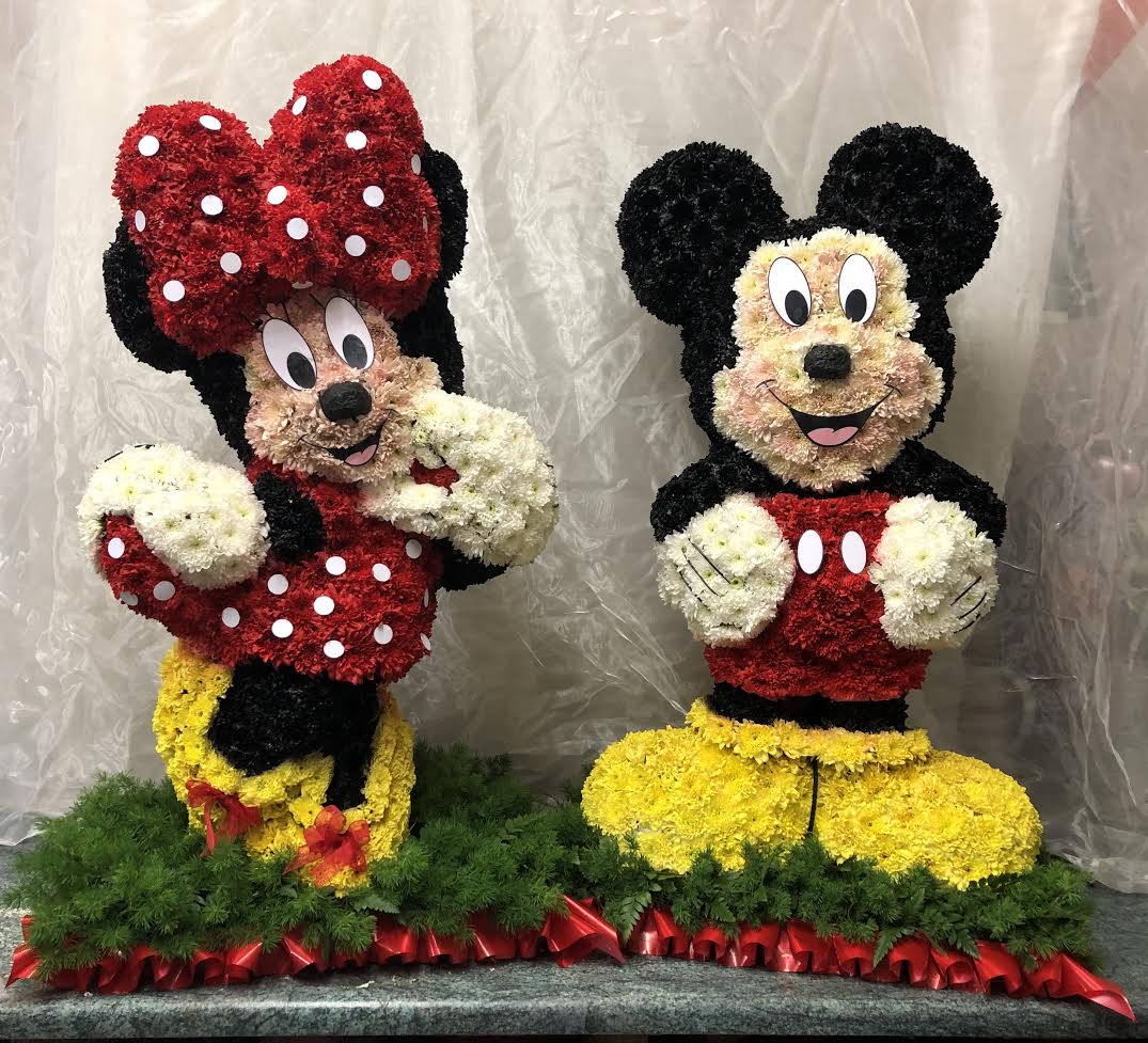 Mickey and Minnie by Christines Florist - Spicer Designs Ltd